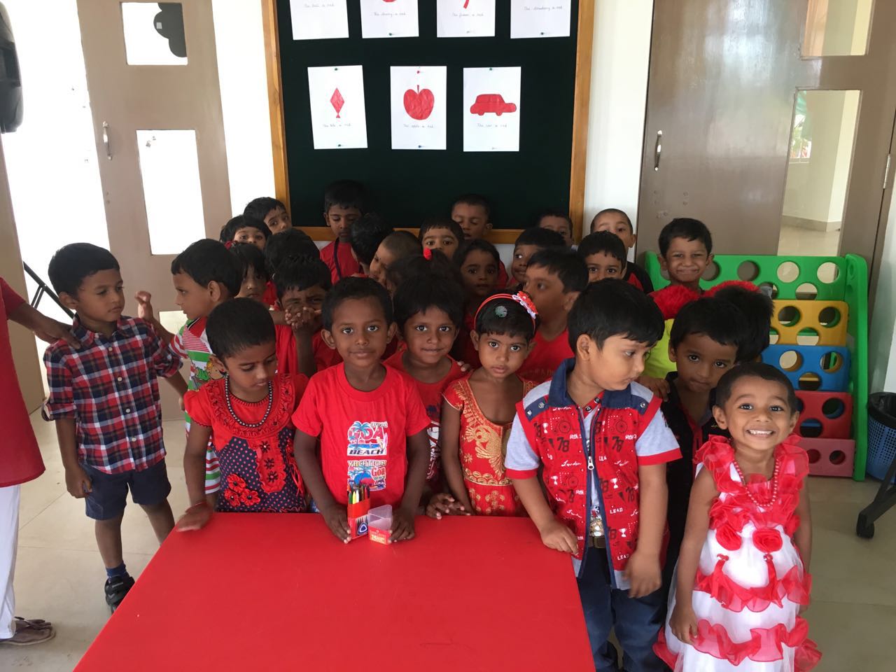A Red Day at School, July 1 2016
