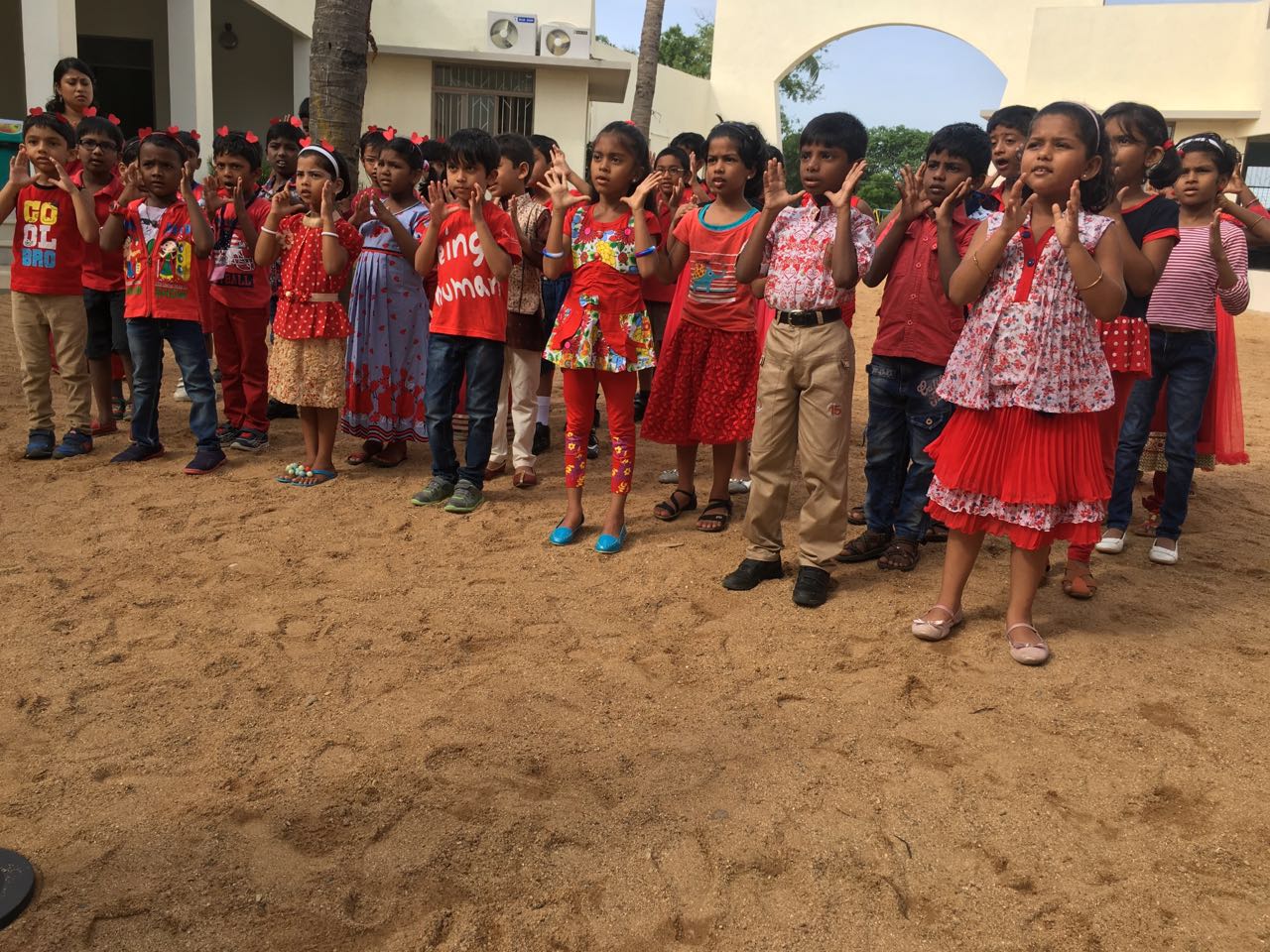 A Red Day at School, July 1 2016